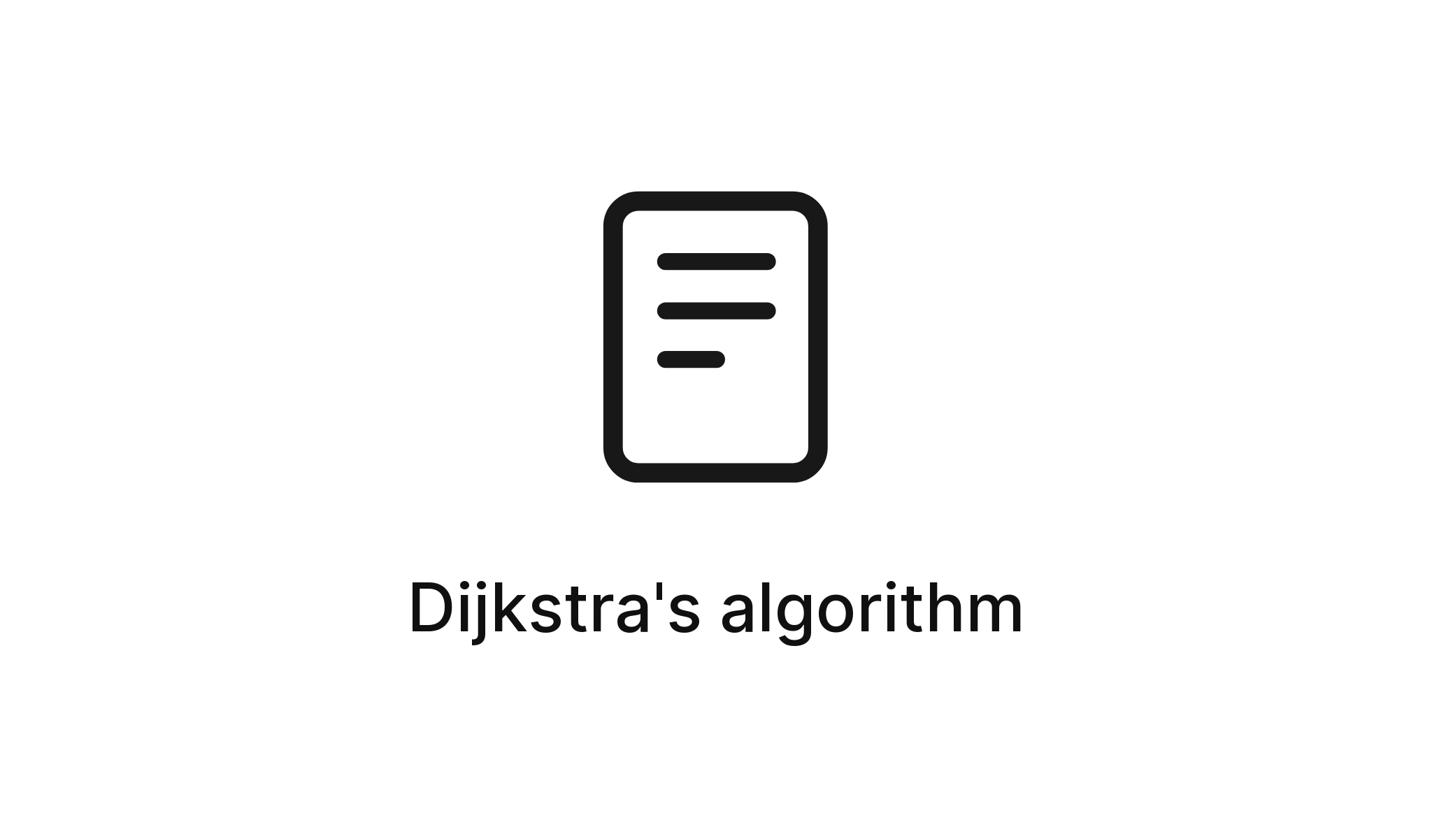 Dijkstra's algorithm - jaredgorski.org