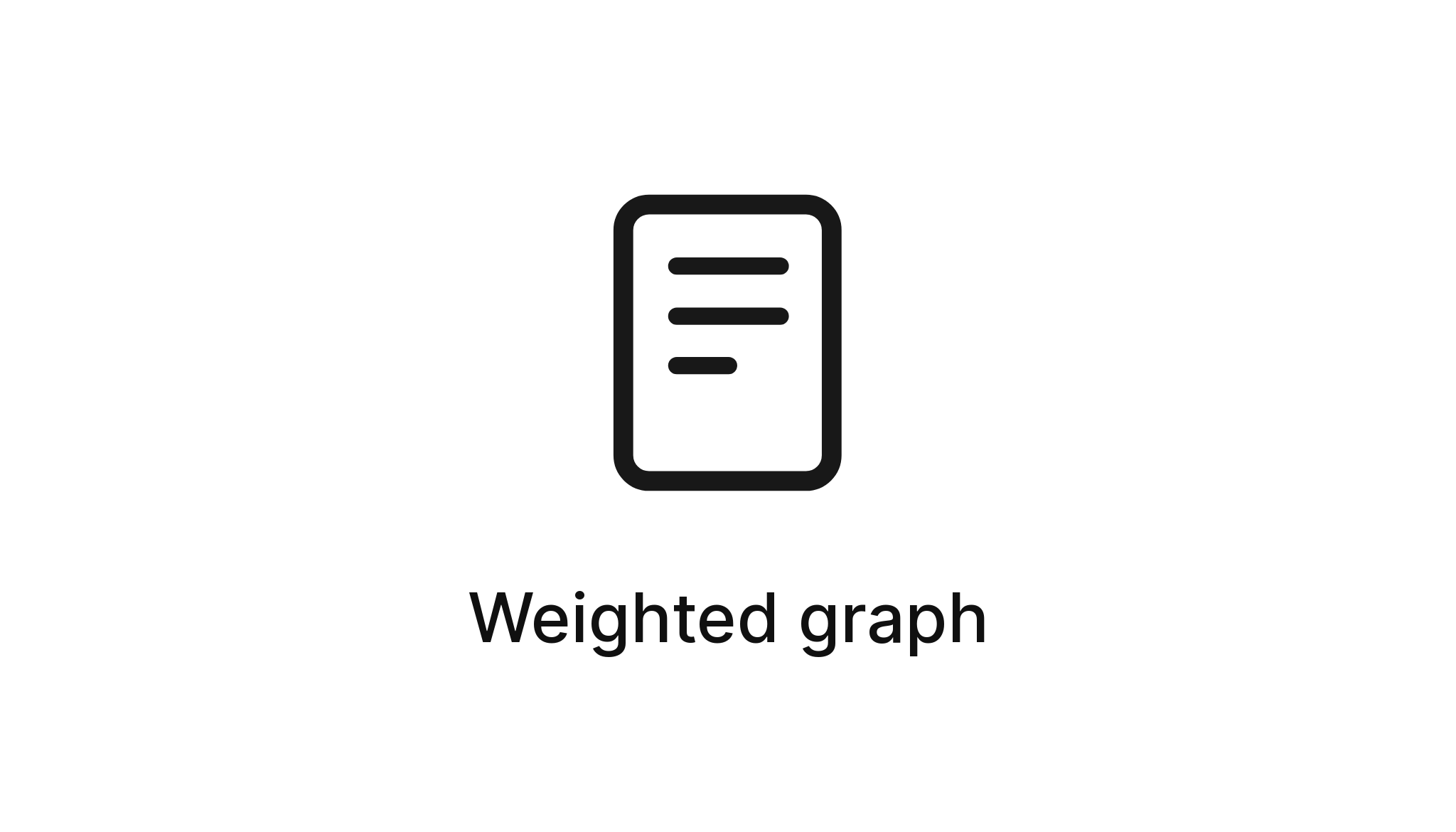 Weighted graph - jaredgorski.org